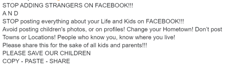 Police to community: Stop sharing every moment of your kid’s life on ...